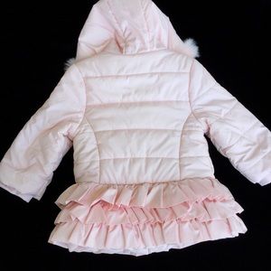 Kate Mack | Jackets & Coats | Kate Mack Biscotti Baby Girl Pink Ruffle ...
